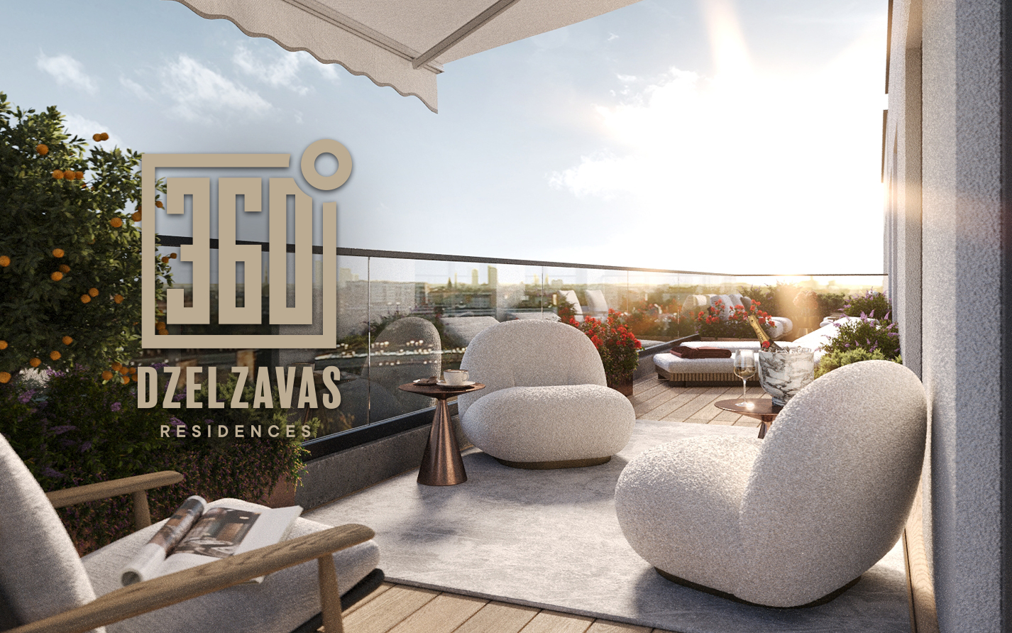 Living in Purvciems has never been so pleasant – the new 360° Dzelzavas ...